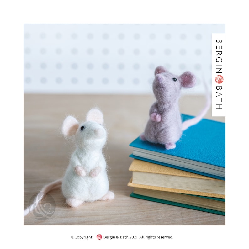 PDF File. Felted Mice. Needle Felting Tutorial. Instant Download - Etsy UK