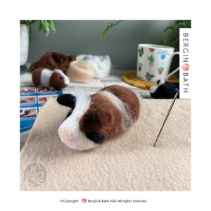 Needle-felted Guinea Pig Pattern, Needle Felting Animal Tutorial ...