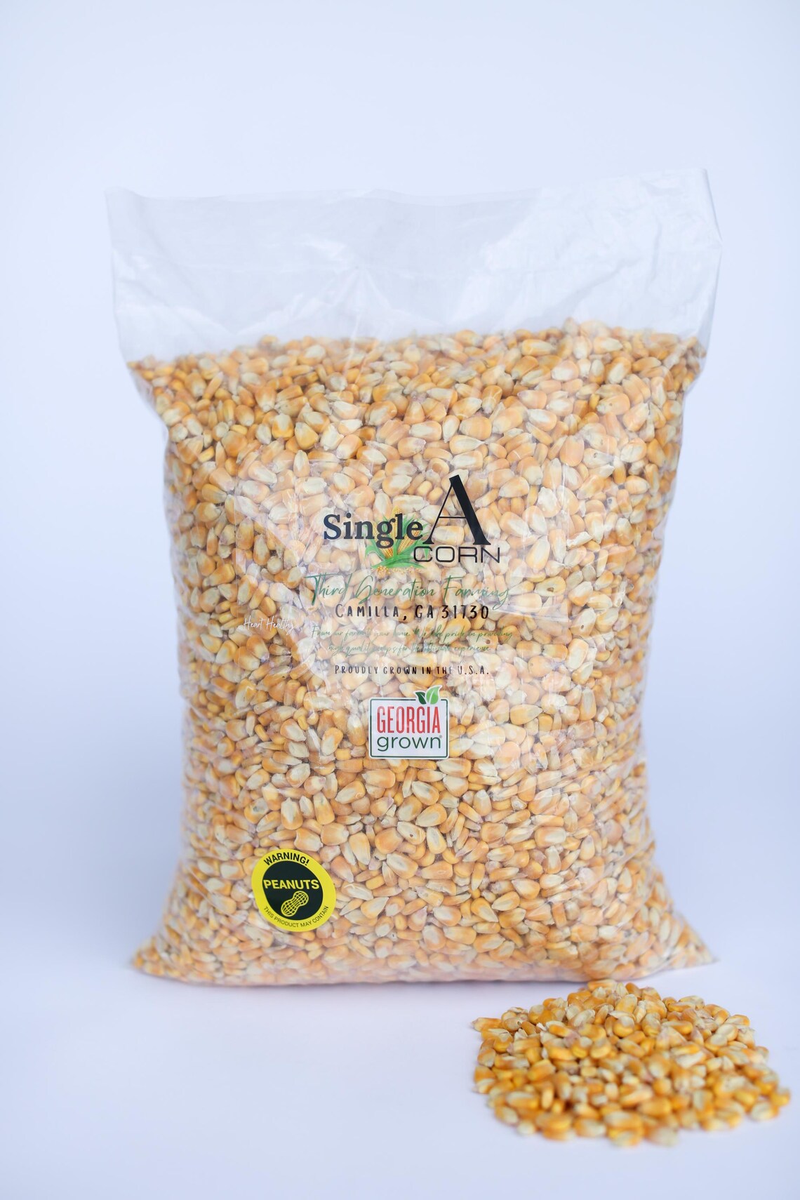 Single A Corn: Premium Shelled and Dried Whole Kernel Corn 21lbs for ...