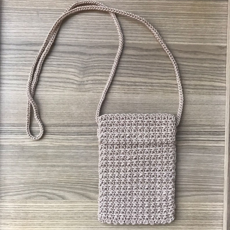 Crochet Hand Knitted Phone Bag Phone Crossbody Bag Phone - Etsy