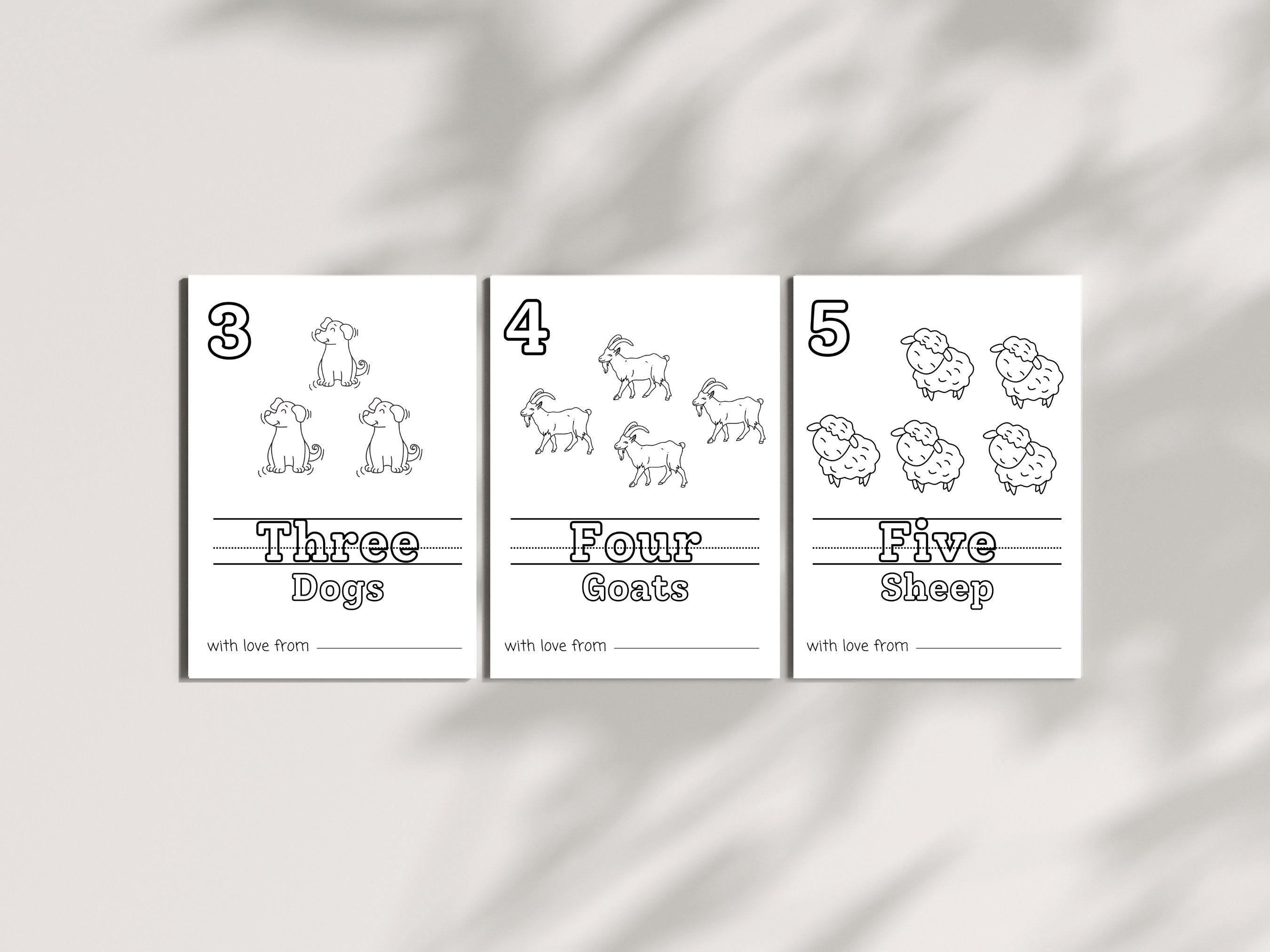 Baby Shower 123 Coloring Book, Baby's First 123 Book, Baby Shower ...