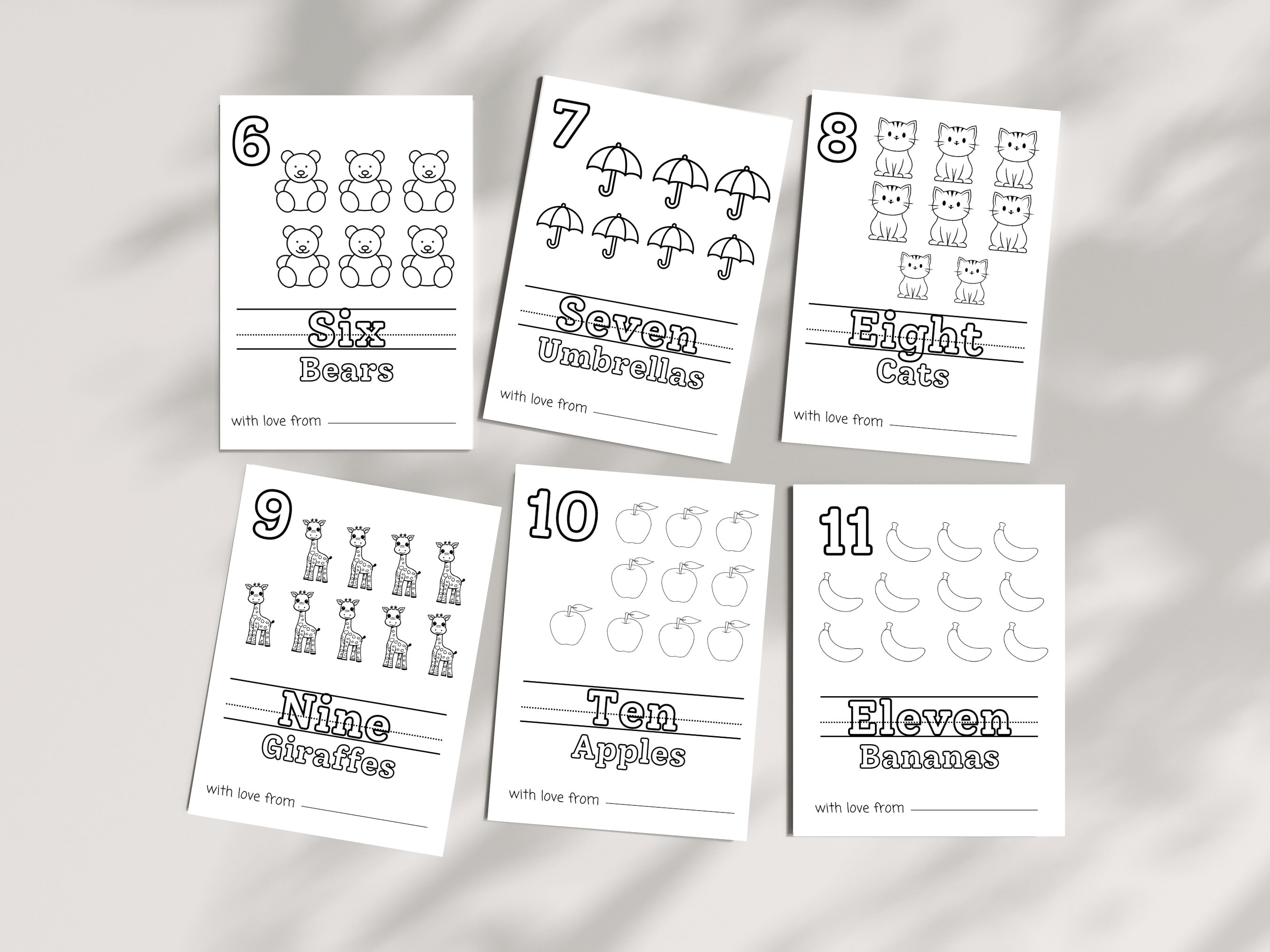 Baby Shower 123 Coloring Book, Baby's First 123 Book, Baby Shower ...