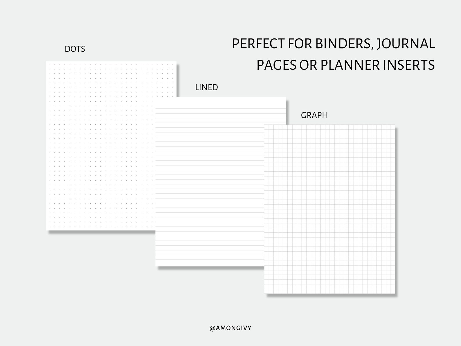 Printable Dot Paper, Printable Lined Paper, Printable Grid Paper ...