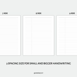 Composition Paper Printable PDF Wide Ruled College Rule Cornell Notes ...