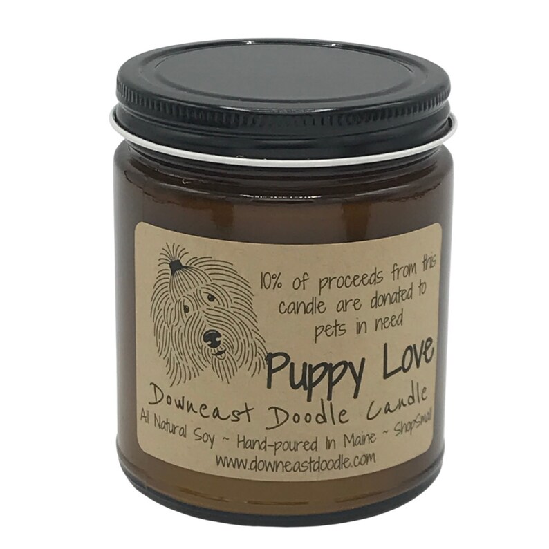 Puppy Love Doodle Conation Candle, Doodle Mom Gift, Doodle Dad ...