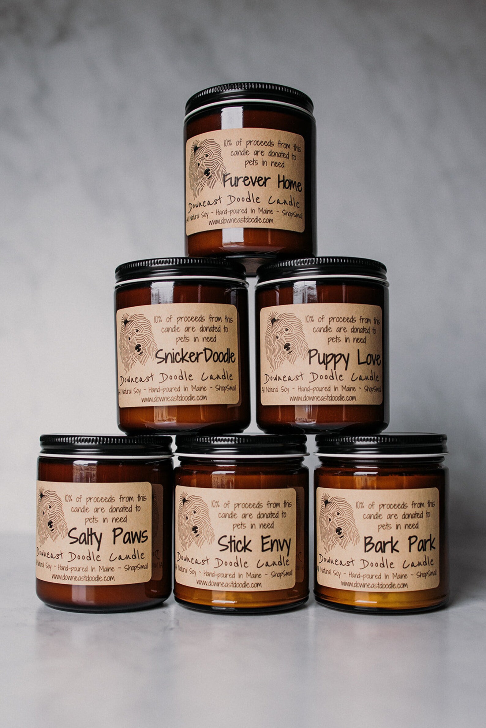Puppy Love Doodle Conation Candle, Doodle Mom Gift, Doodle Dad ...