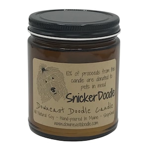 Snickerdoodle Doodle Donation, Doodle Mon Gift, All Natural Hand Poured ...