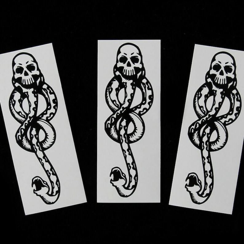 X10 Death Eater Dark Mark Tattoos | Etsy