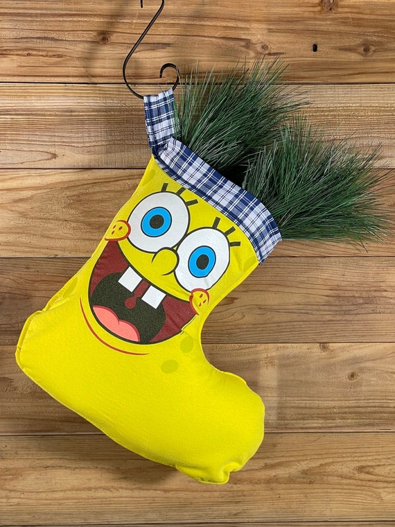 Spongebob Squarepants Large Vintage T-shirt Christmas Stocking - Etsy