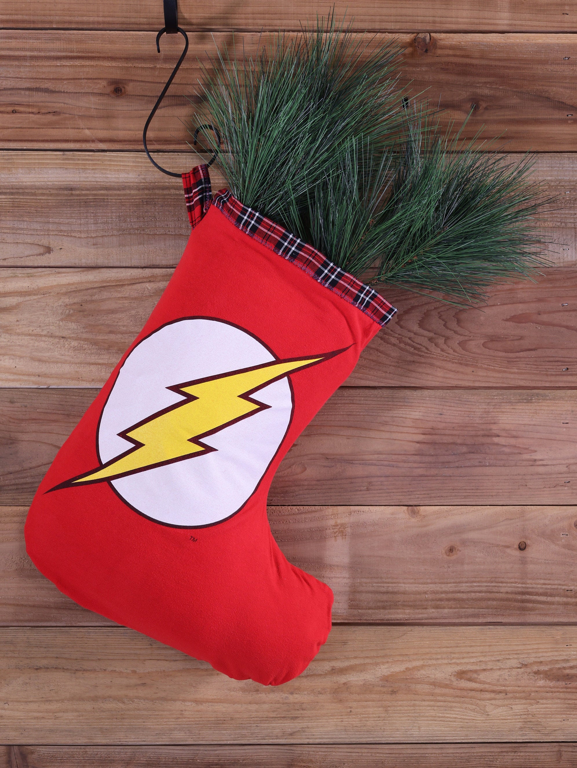 The Flash Christmas Stocking - Etsy