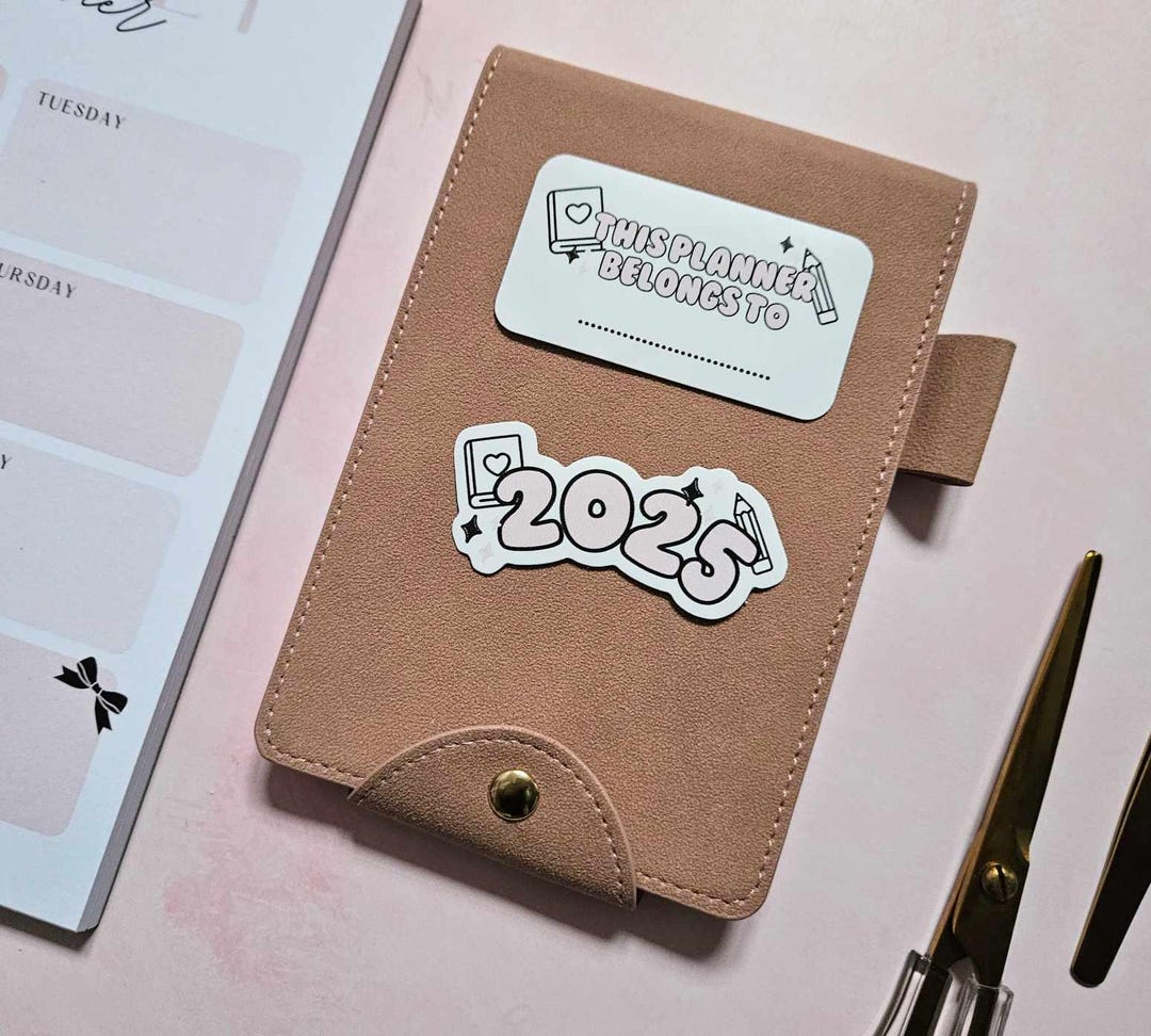 2025 Waterproof Vinyl Sticker for Planners & Journals | New Year Setup ...
