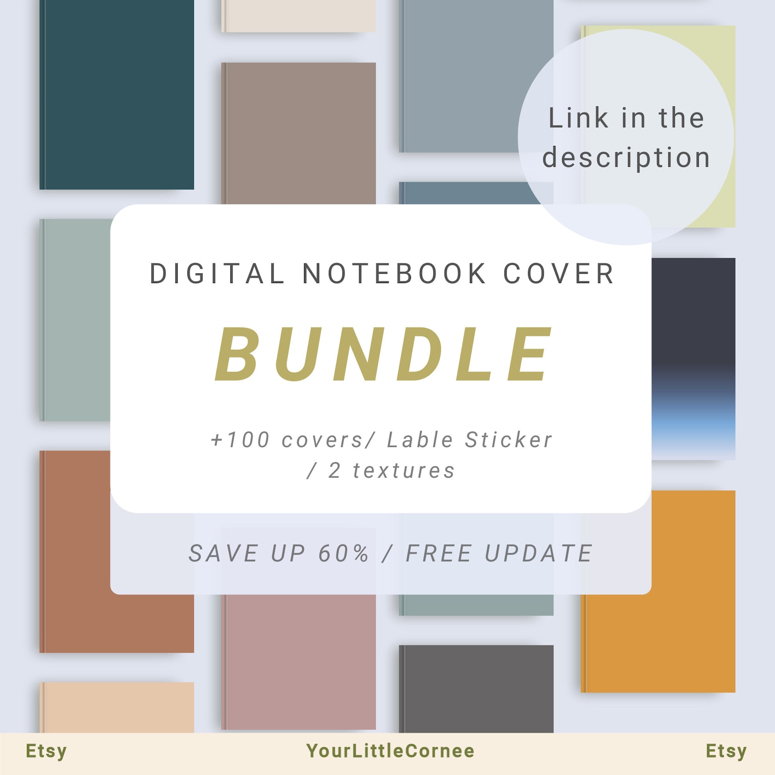 40 Digital Notebook Cover Goodnotes Notebook Cover Goodnotes | Etsy