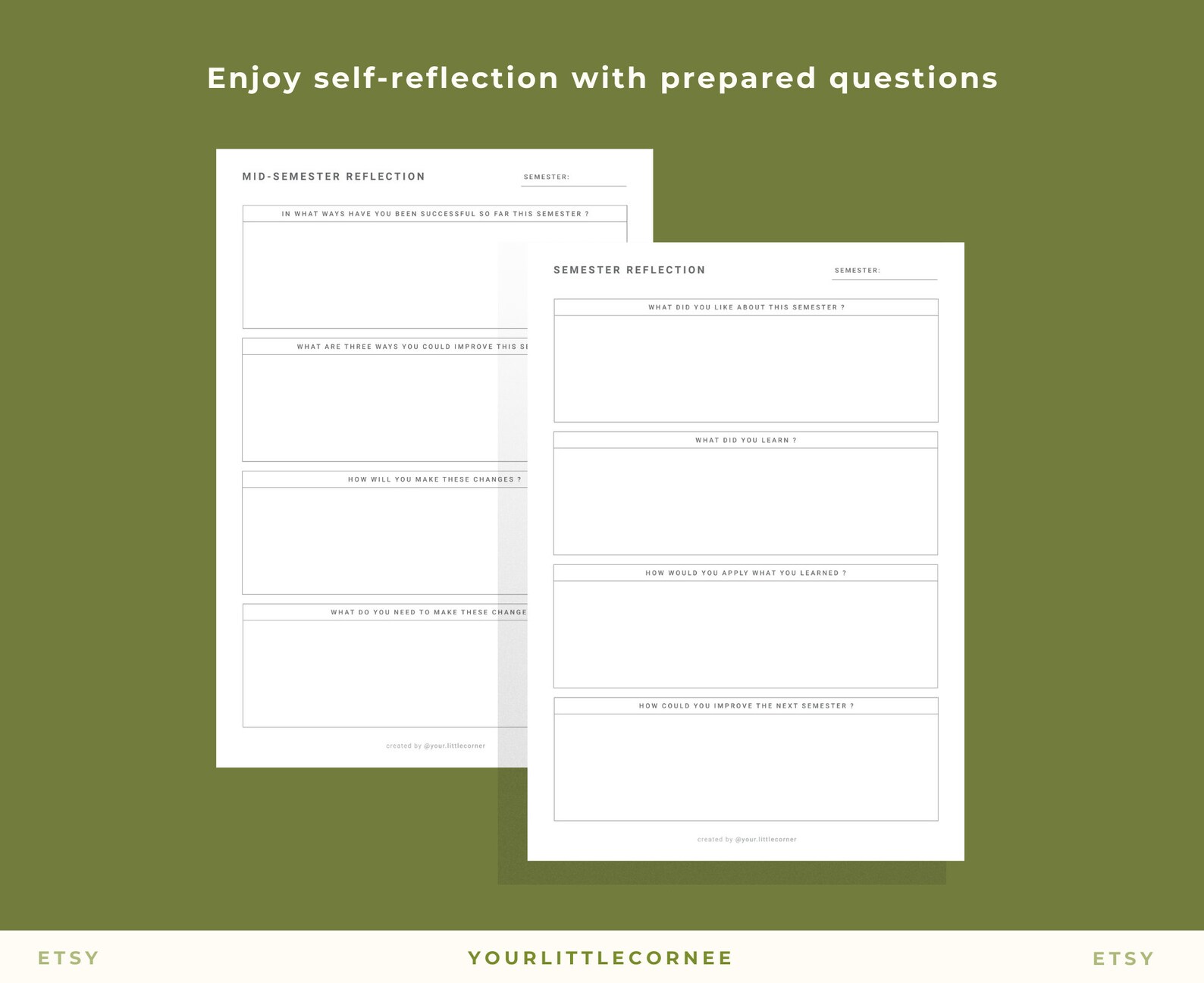 Semester Planner Printable College Semester Planner Study - Etsy