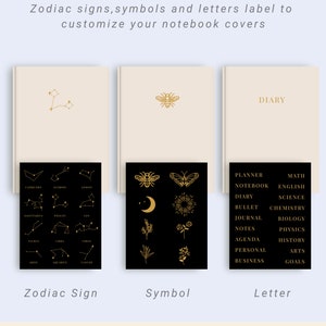 40 Celestial Digital Notebook Cover, Cute Goodnotes Cover, Lunar Cover ...