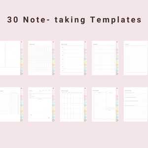 Cute Pink Notebook for Goodnotes Notability/hyperlinked Notebook Tabs ...
