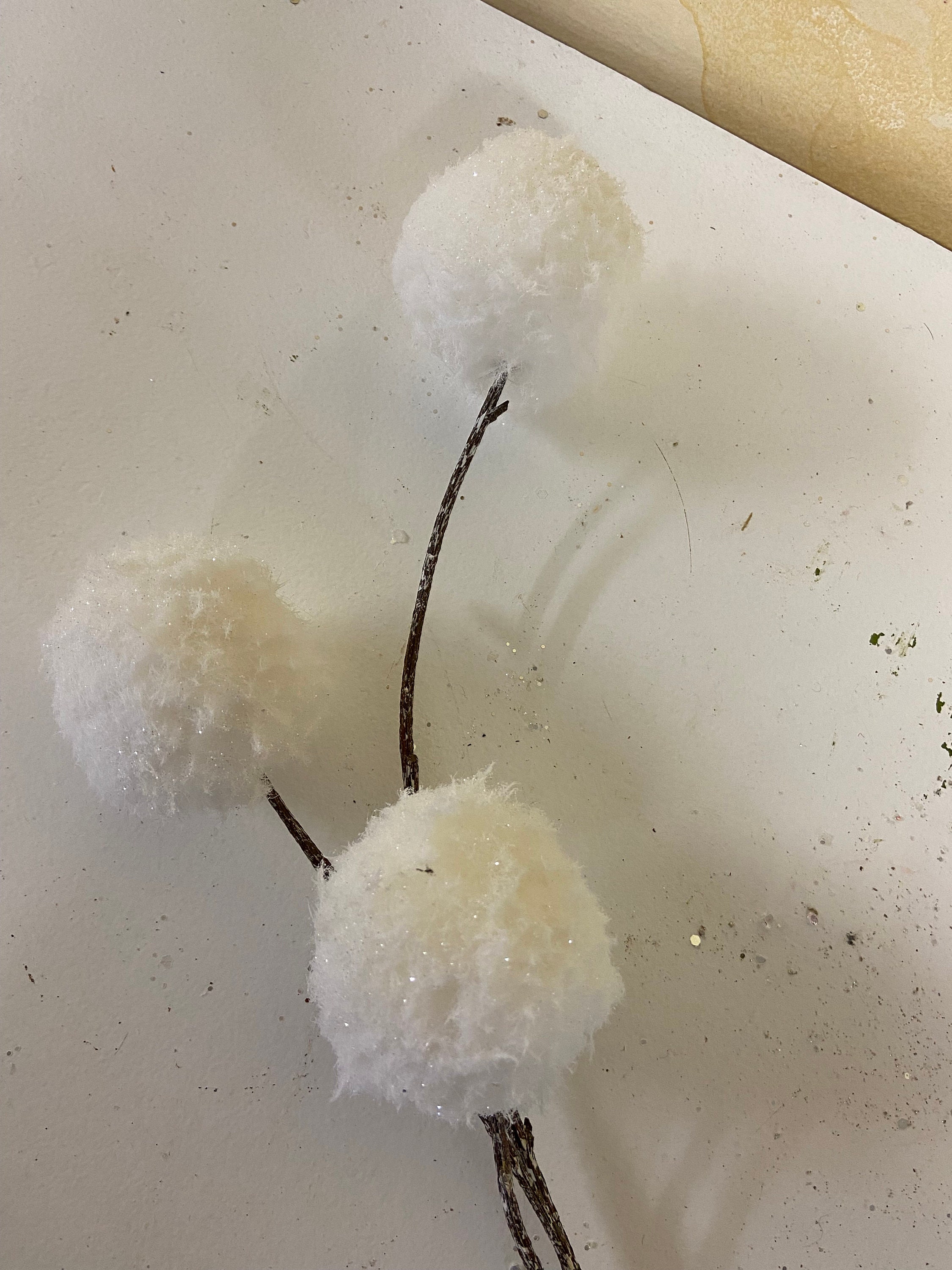 Pom Pom Snowball Stem - Etsy