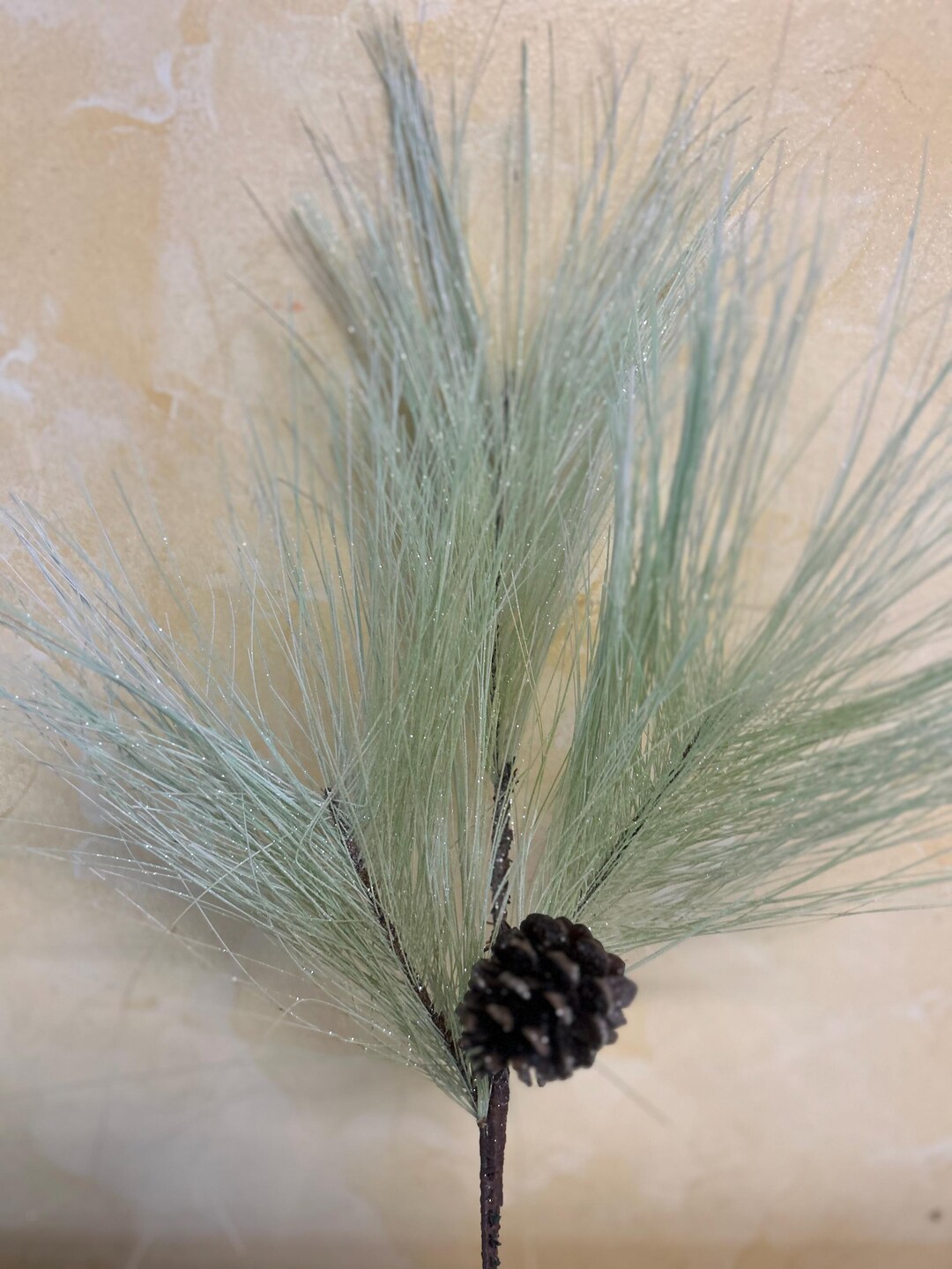 Ombre Mint Long Needle Pine Spray - Etsy