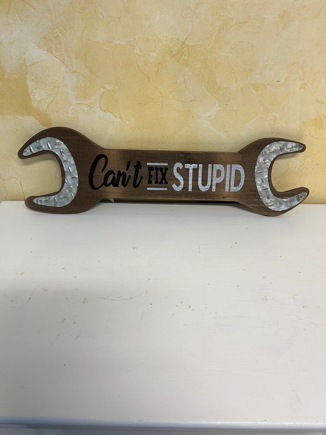 Can't Fix Stupid Sign - Etsy