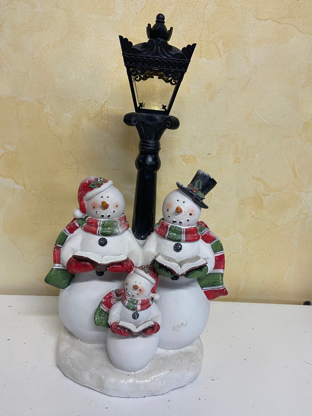 Caroling Snowman Family - Etsy