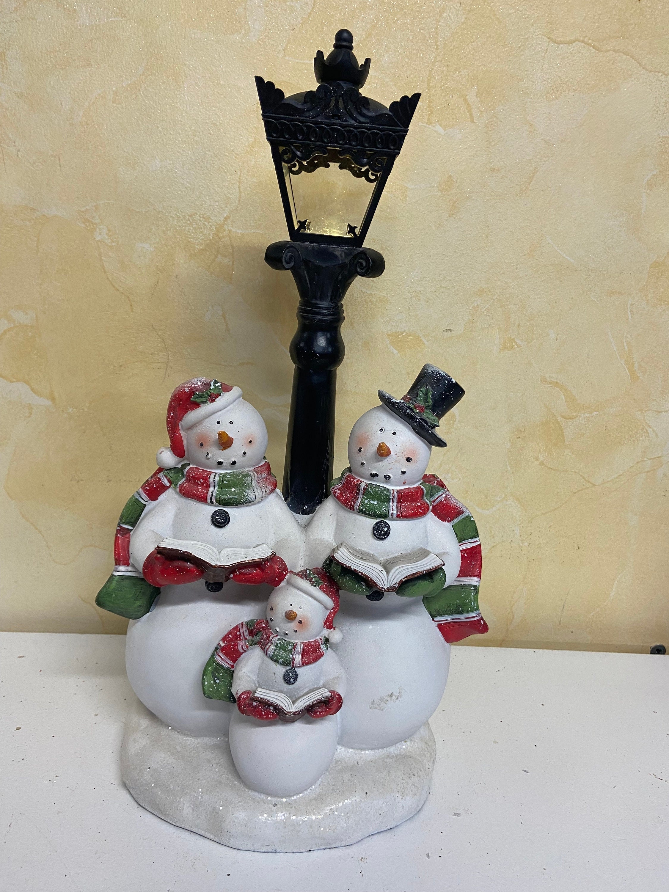 Caroling Snowman Family - Etsy