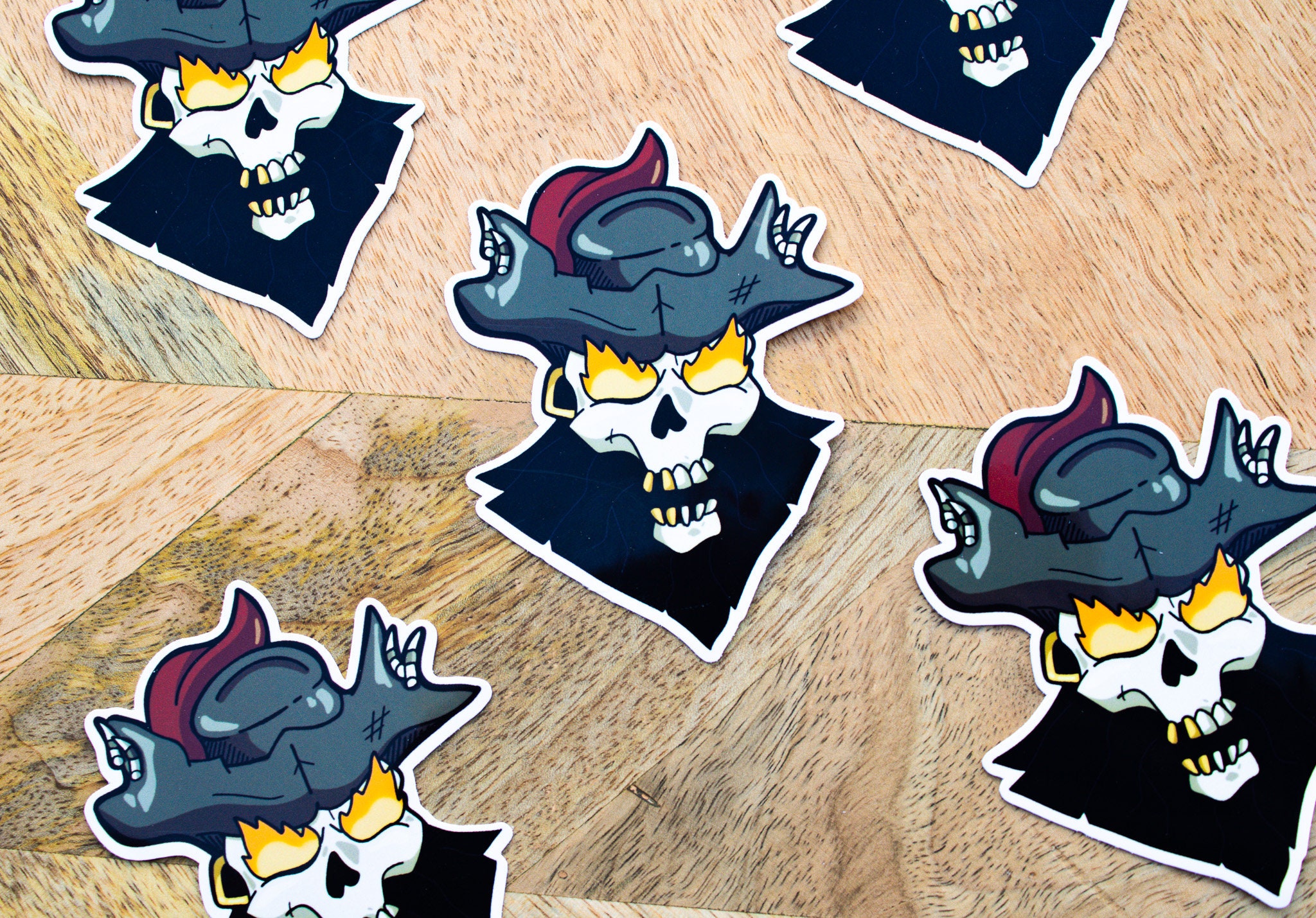 Sea of Thieves Inspired Flameheart Sticker Decal - Etsy