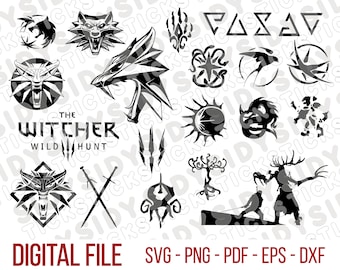 The Witcher SVG Bundle - Cut File for Cricut - Svg Png Dxf Eps Pdf ...
