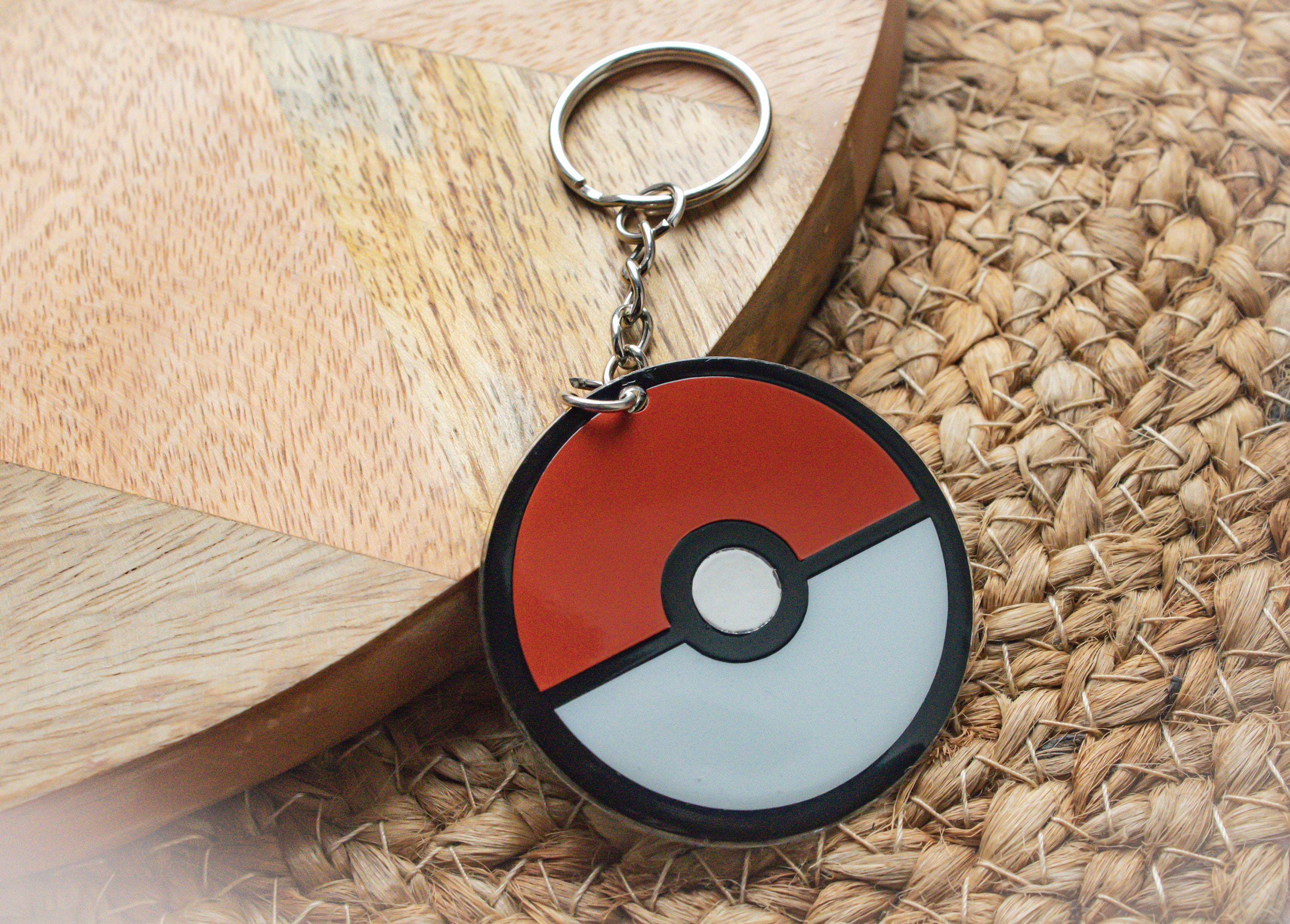 Pokémon Inspired Pokeball Acrylic Keychain - Etsy