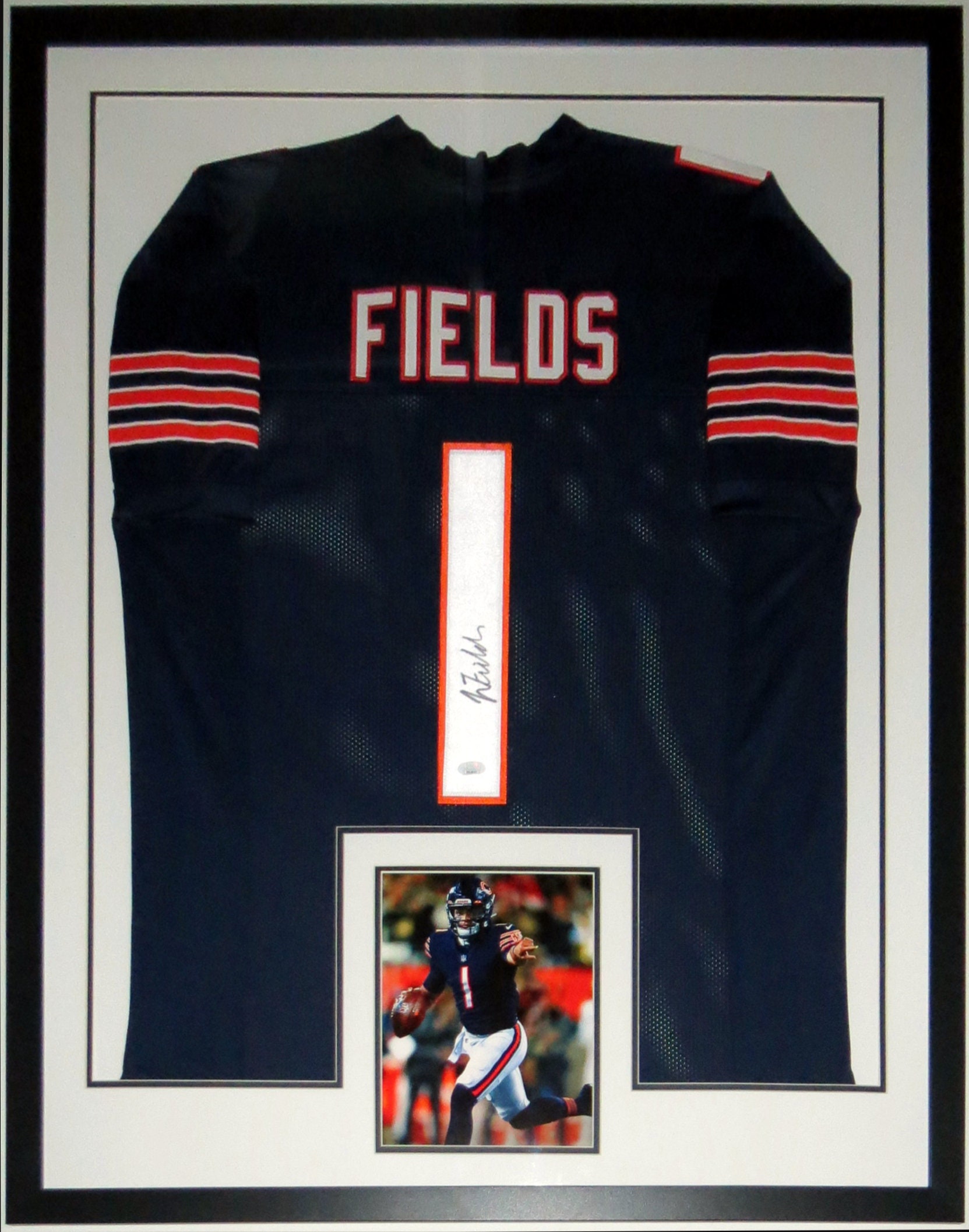 Justin Fields Authentic Signed 2021 Chicago Bears Jersey JSA COA ...