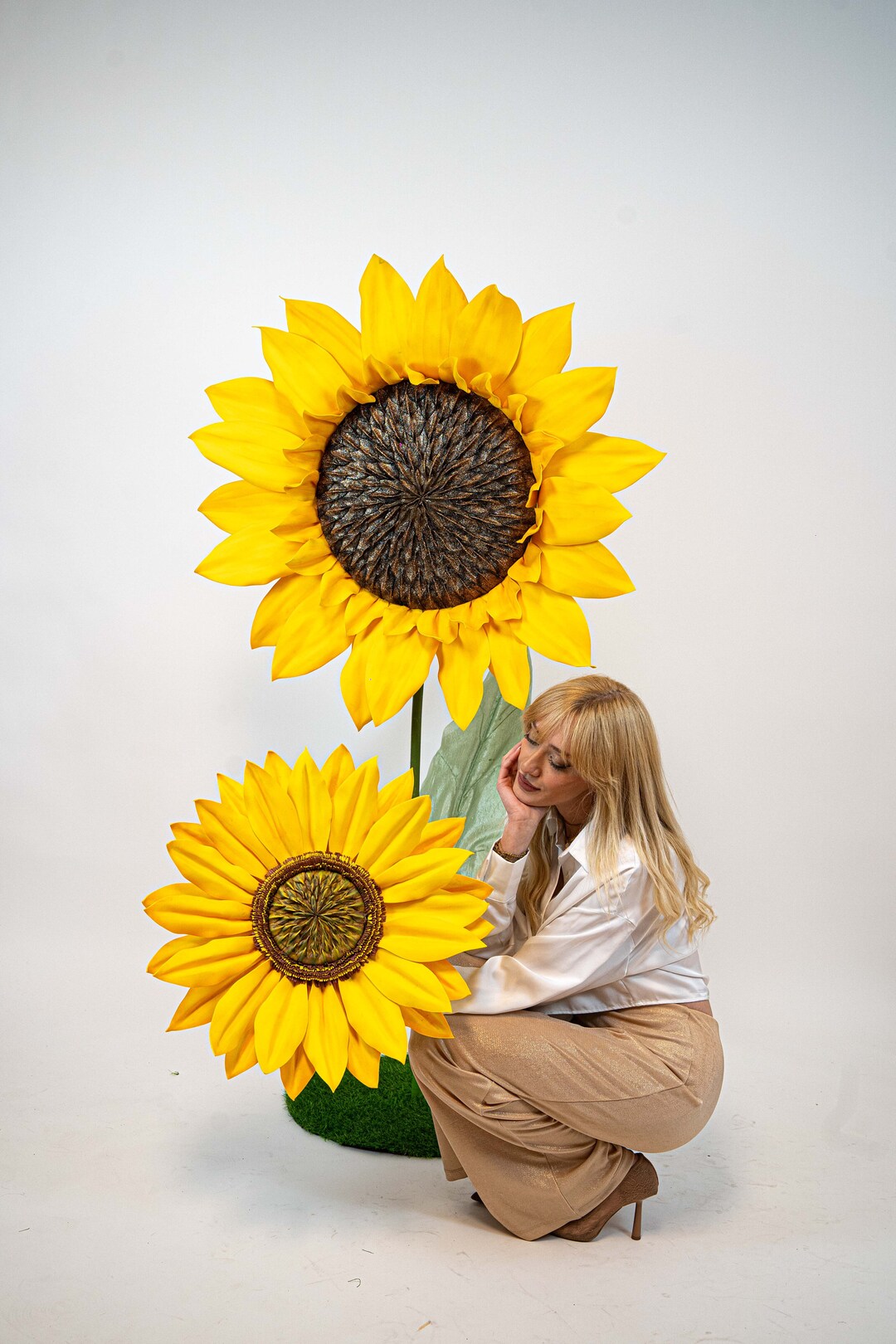Van Gogh Inspired Giant Sunflower Handcrafted Floral Masterpiece for ...