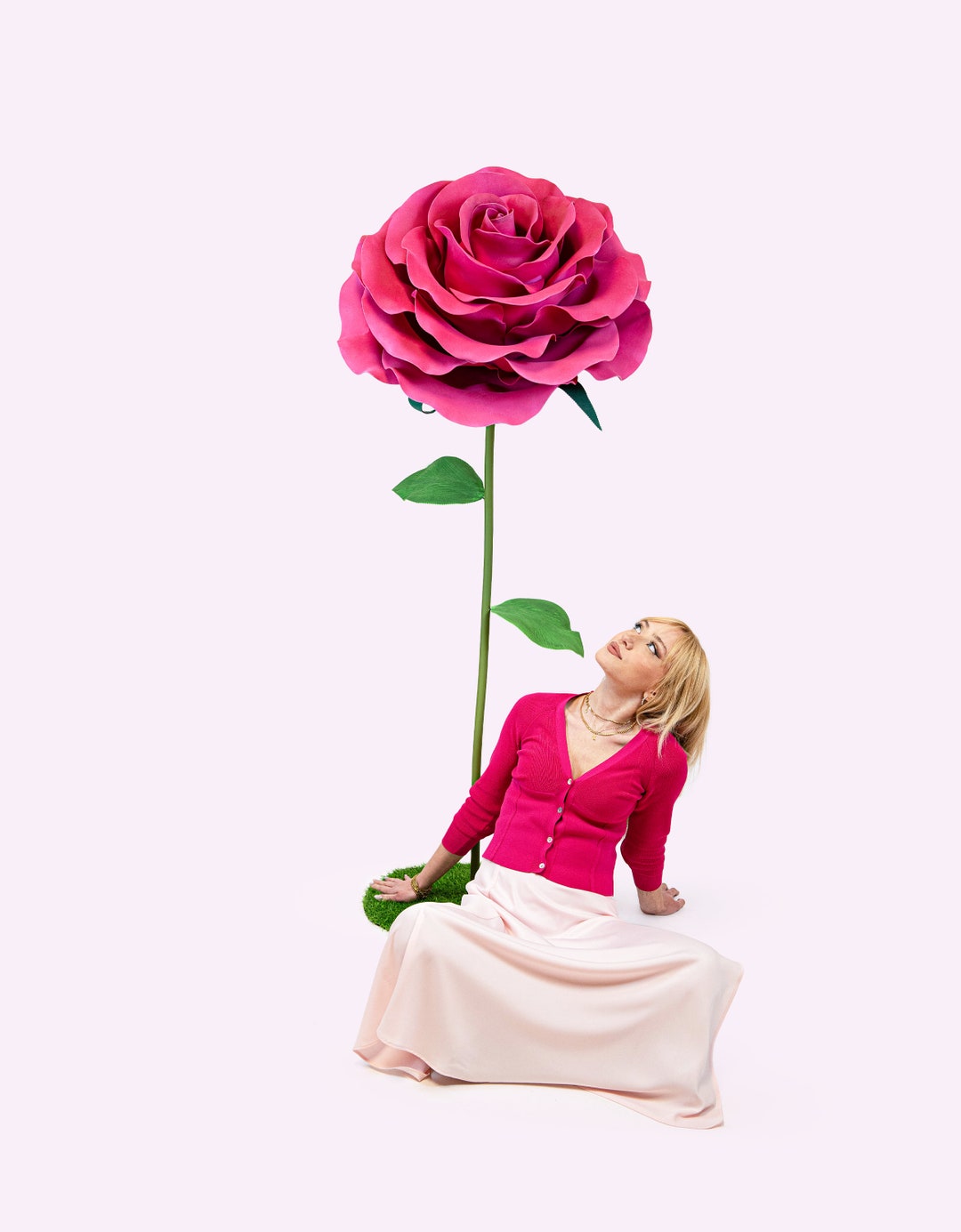Giant Flower, Giant Rose. 80 Cm Diameter. - Etsy