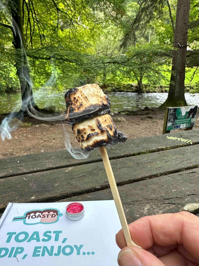 Mini Marshmallow Toasting Kit: Belgian Chocolate & Sprinkles - Etsy UK