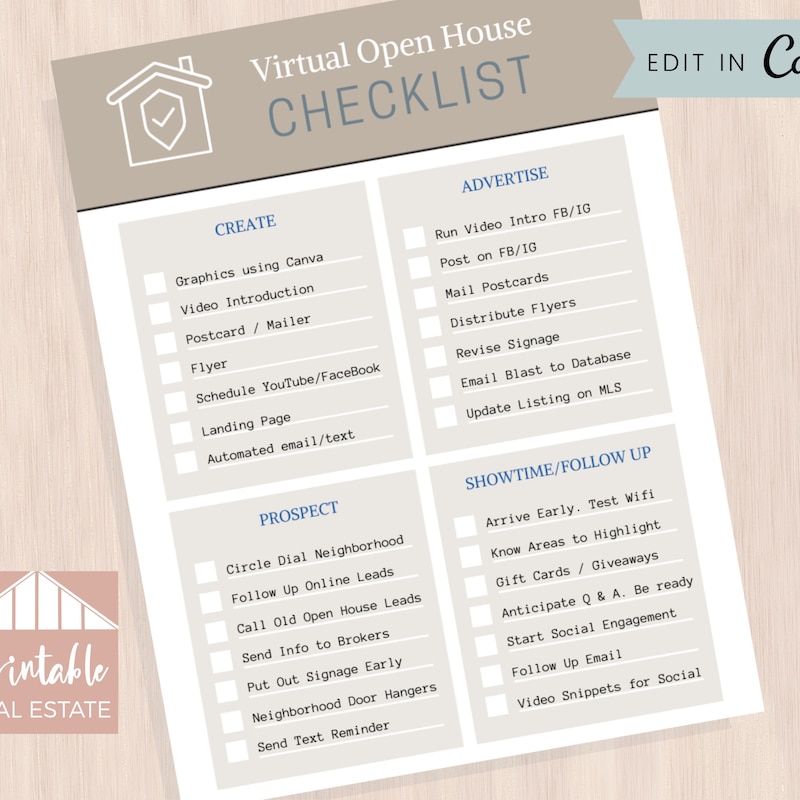 Youtube Video Checklist - Etsy