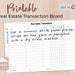 Editable Real Estate Transaction Board, Real Estate Custom Sales White ...