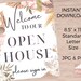 Open House Sign Printable & Open House Sign in Sheet Printable Set ...