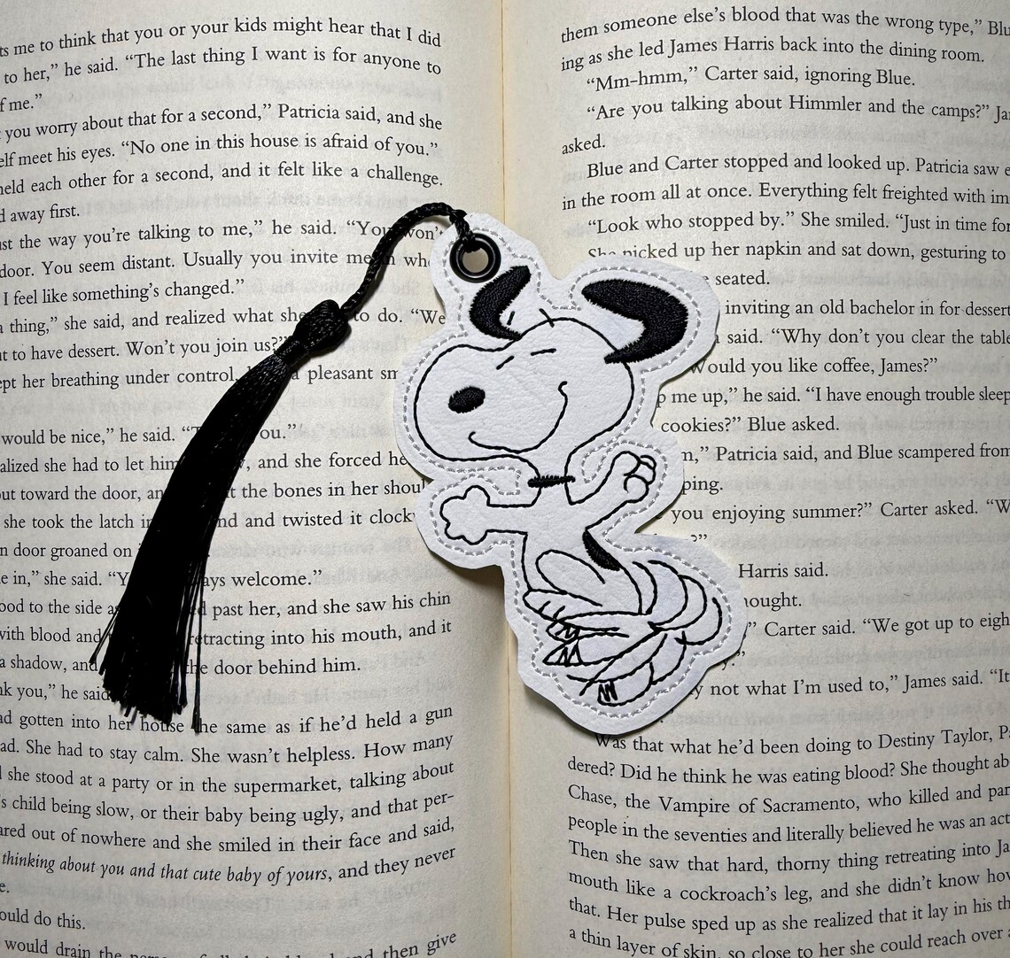 Beagle Bookmark, Peanuts, Dancing Dog Bookmark - Etsy