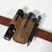 Edc Pocket Organizer Leather Sheath Folding Knife Tactical Pen ...