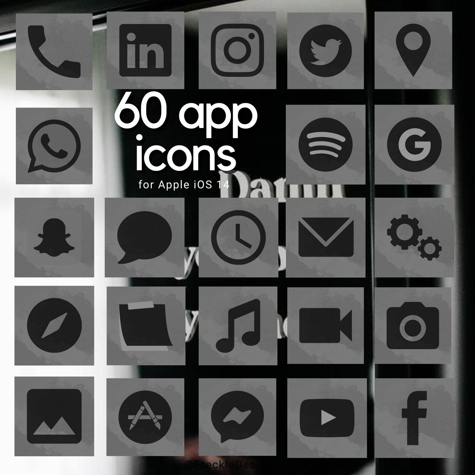 Storm Minimal App Icons for Iphone Ios 14 60 Icon Pack - Etsy UK