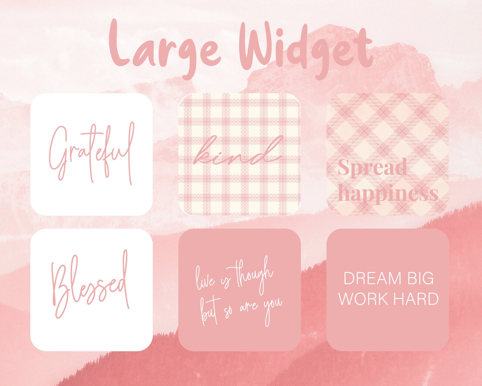 IOS 14 App Icon Plaid Pink | Buffalo Pink App Icon for IOS 14 | iPhone ...