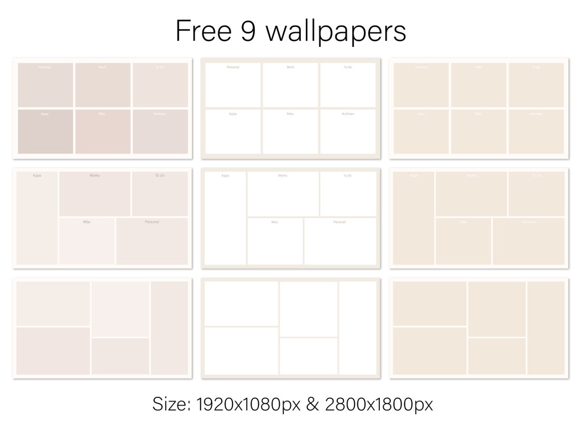 Natural Brown Desktop Folder Icon for Mac and Windows, Folder Organizer ...