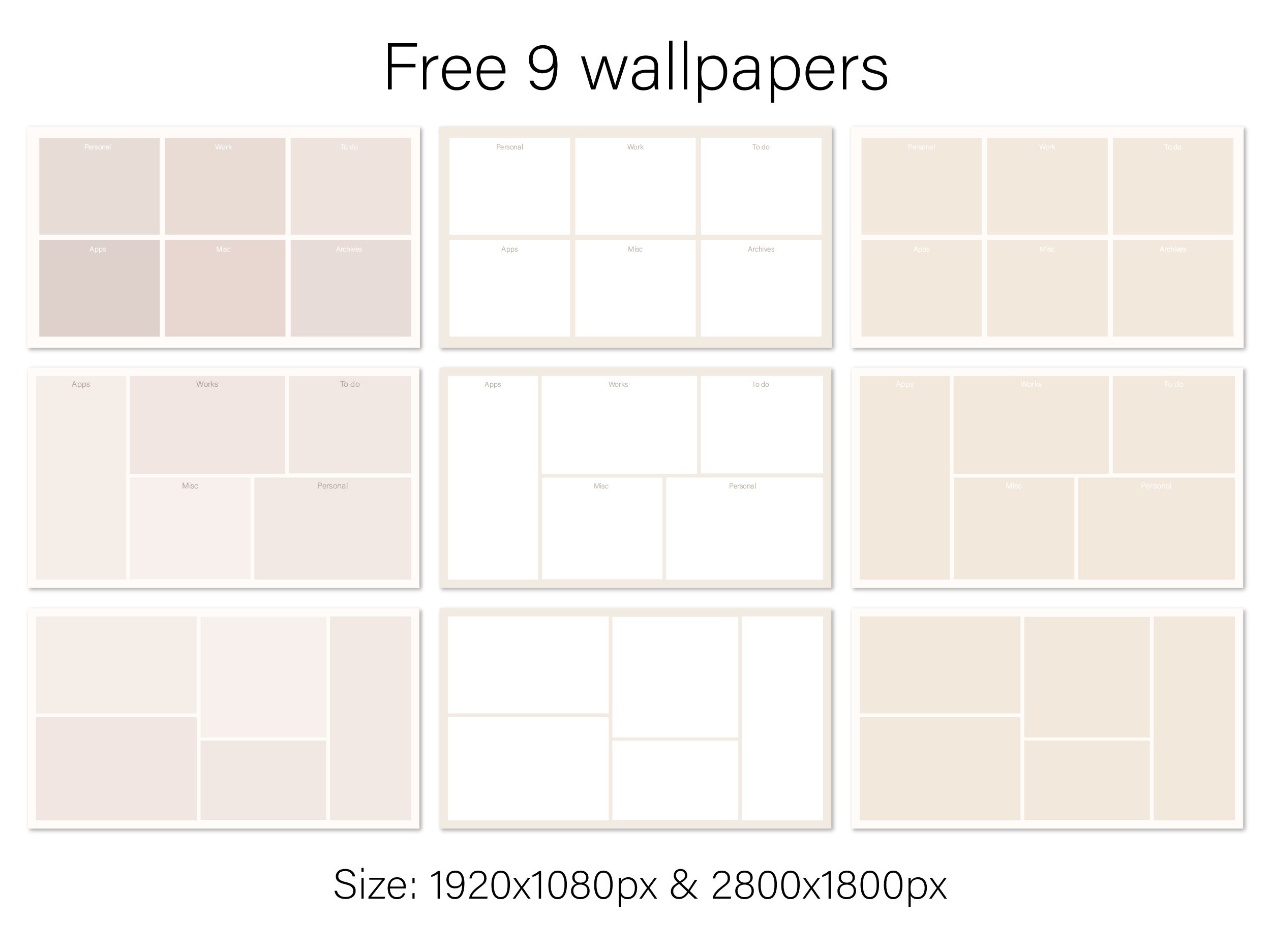 Natural Beige Desktop Folder Icon for Mac and Windows, Mac Desktop ...