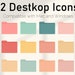 Vibrant Desktop Folder Icon for Mac and Windows, Bright Colorful Mac ...