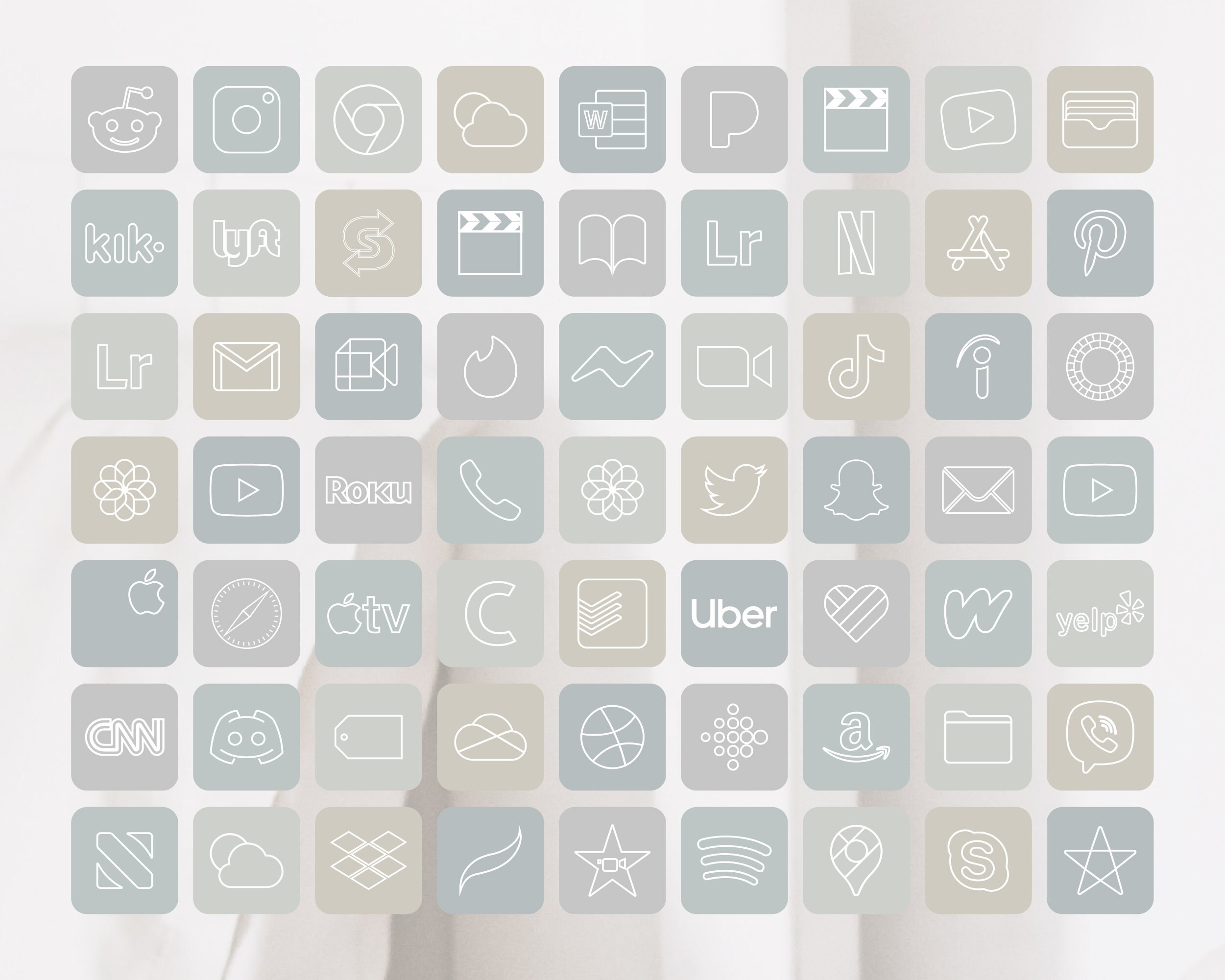 Modern Farmhouse Ios 14 Icons Iphone Icons Aesthetic Ios - Etsy Canada