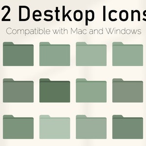 Green Desktop Folder Icon for Mac and Windows, Green Mac Folder Icon ...