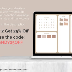 Natural Brown Desktop Folder Icon for Mac and Windows, Mac Desktop ...