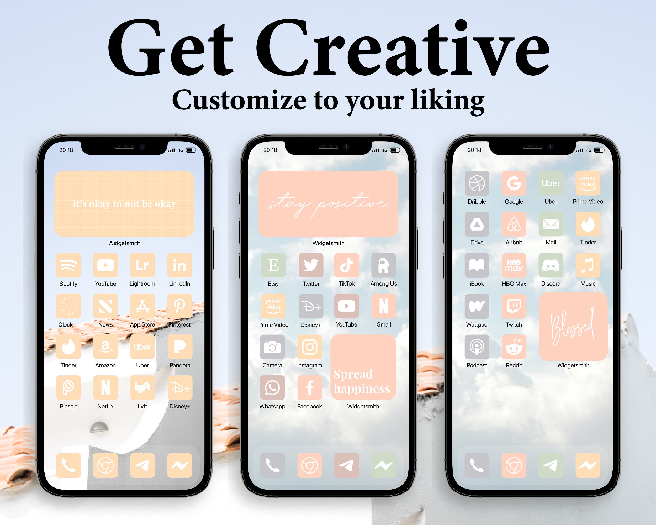 IOS 14 App Icon Pastel | Pastel App Icon for IOS 14 | iPhone Icon ...