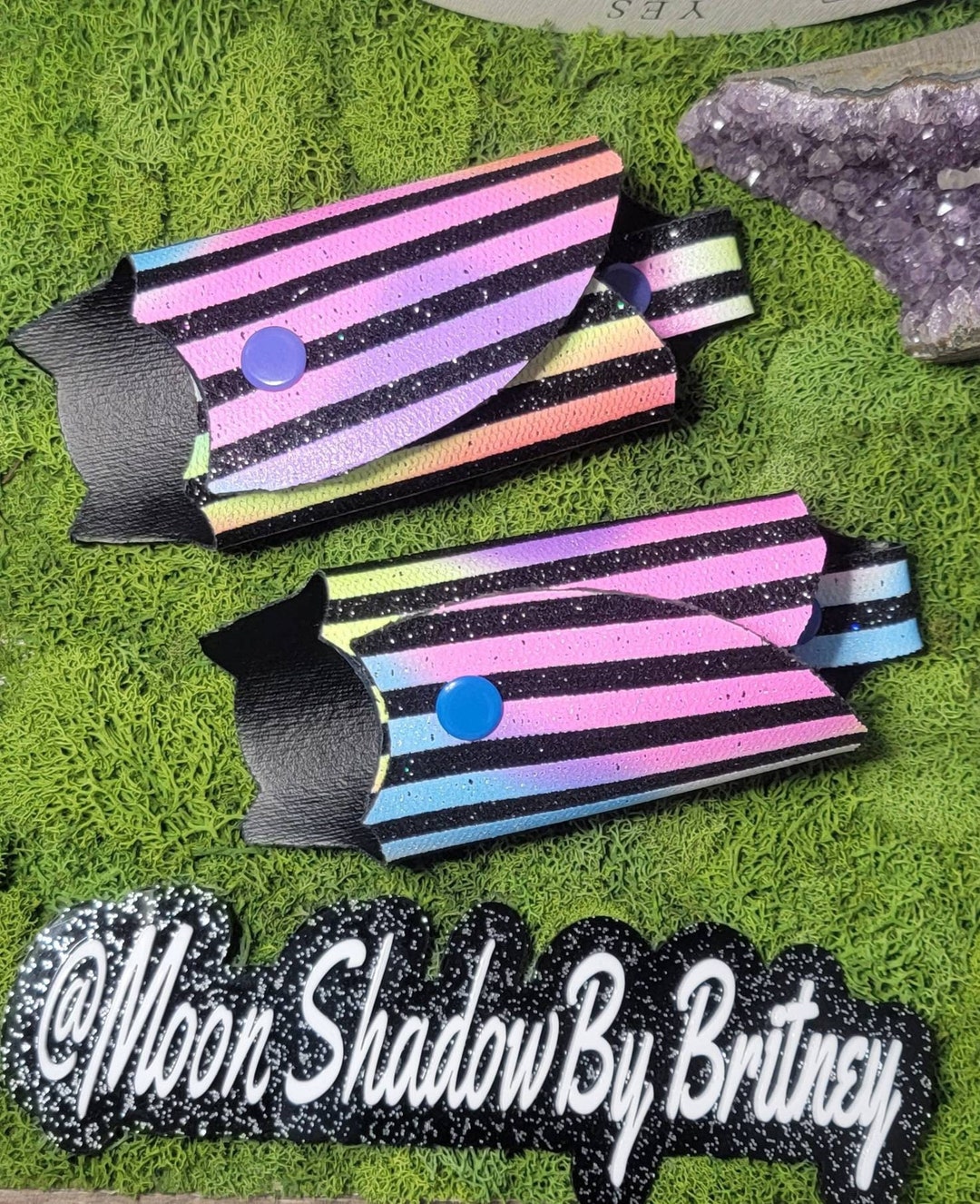 Vegan Leather Bat Key Holder Keychain - Etsy