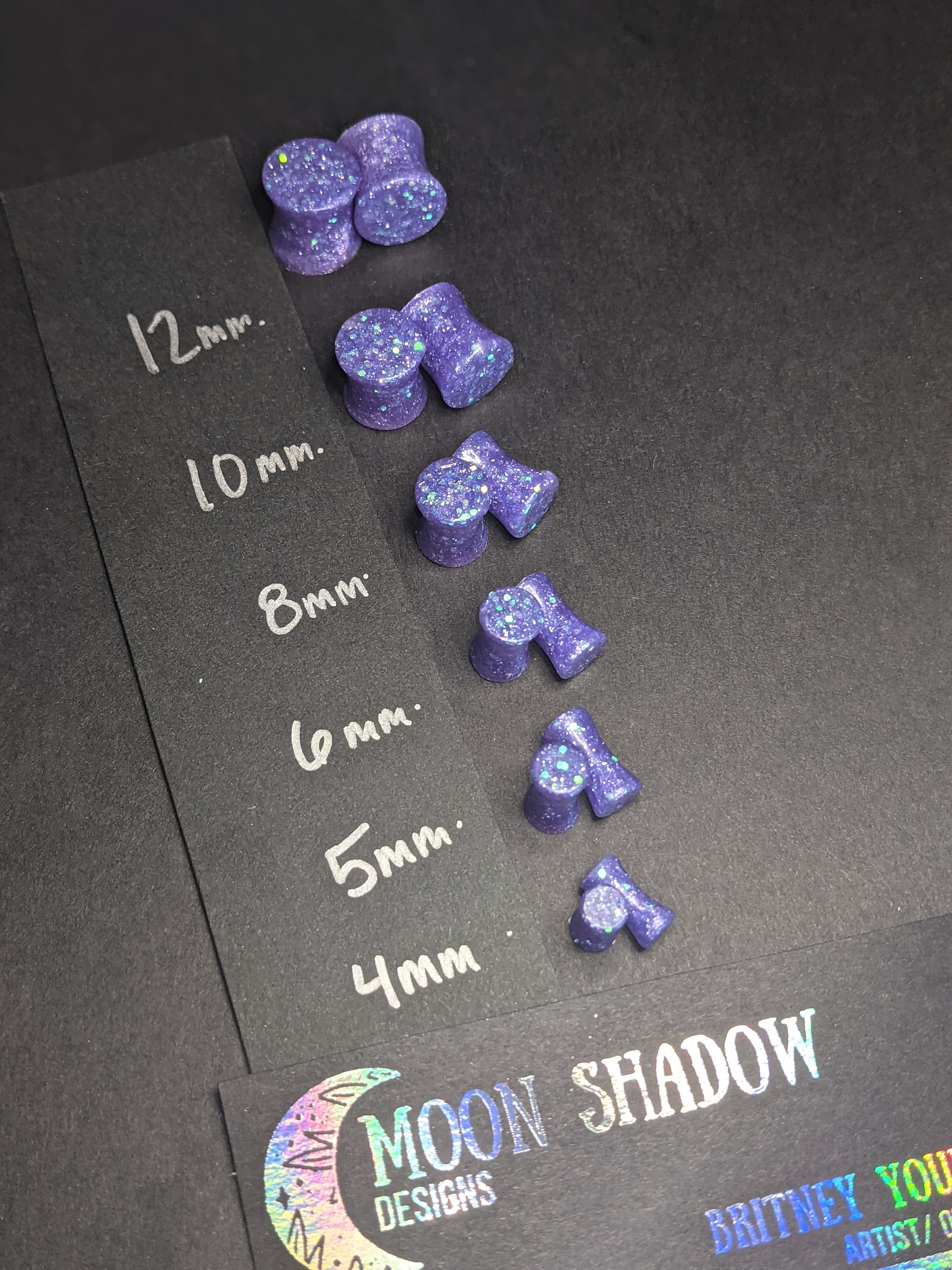 Grape Soda Handmade Resin Ear Gauges plugs for stretched ears | Etsy