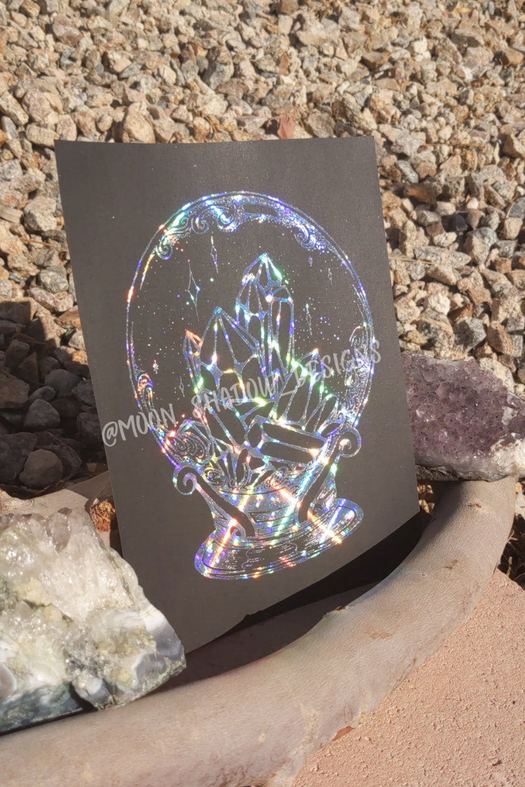 Crystal Ball Holographic Print 8x10 Size - Etsy