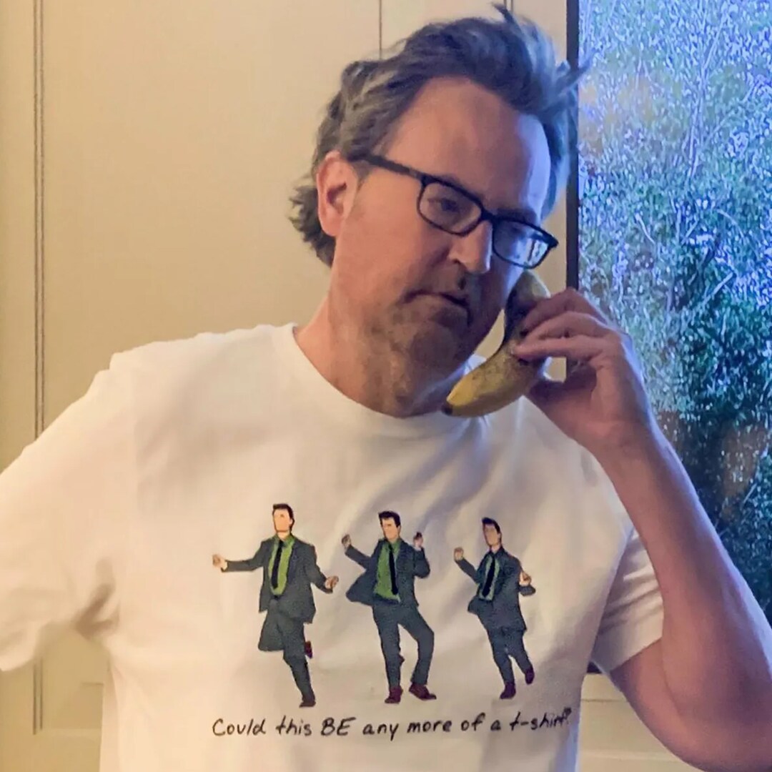 Matthew Perry Friends T-shirt, Sweater, Hoodie | Friends Chandler Bing ...