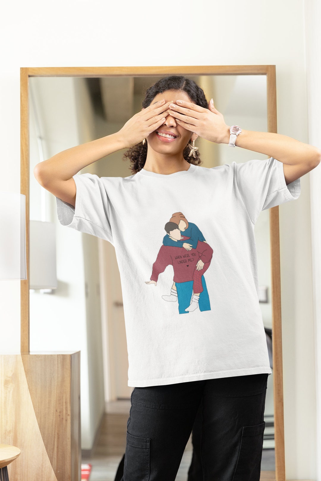 Rachel and Ross When Were You Under Me T-shirt | Friends Merch ...